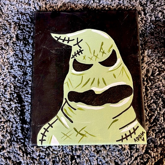 Art | Nightmare Before Christmas Mr Oogie Boogie Painting | Poshmark